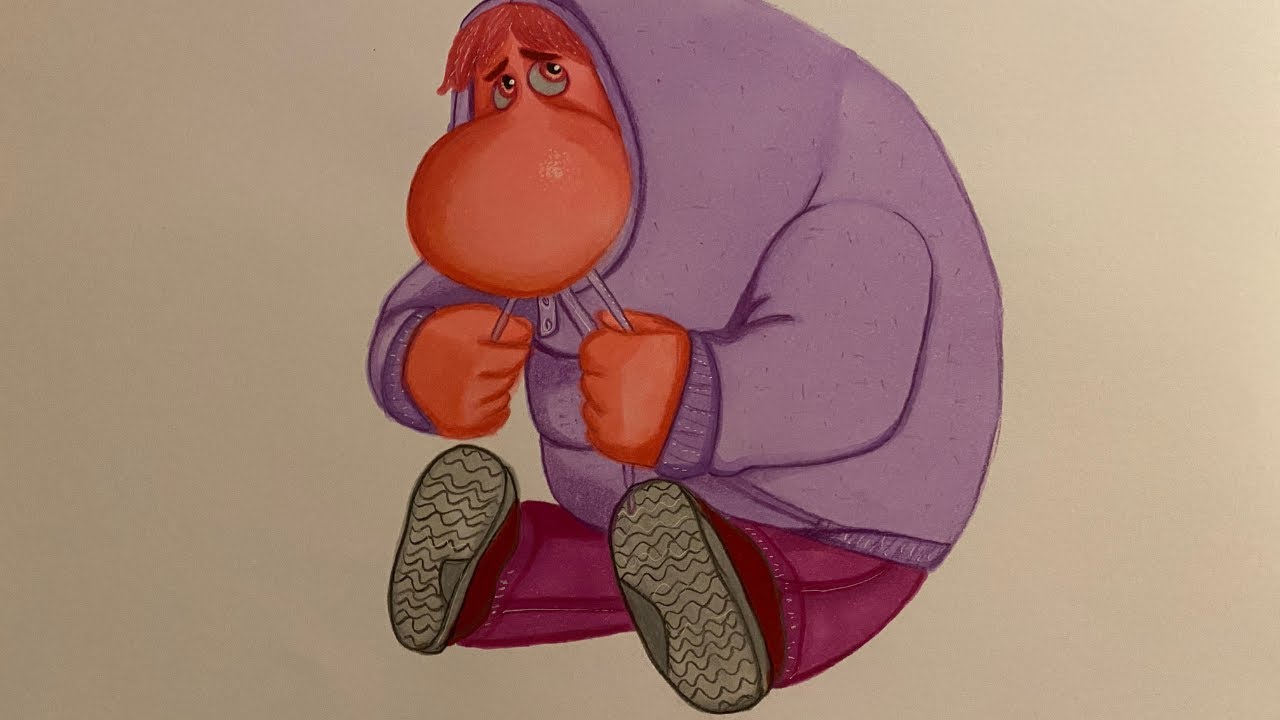 Drawing Embarrassment from Inside Out 2 | Character Design - YouTube
