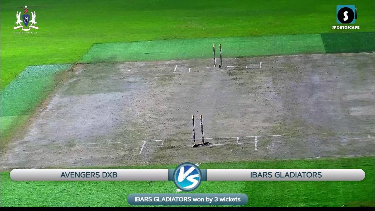 Avengers DXB vs Ibars Gladiators | MCC Weekdays Bash XII | MCC Cricket League - YouTube