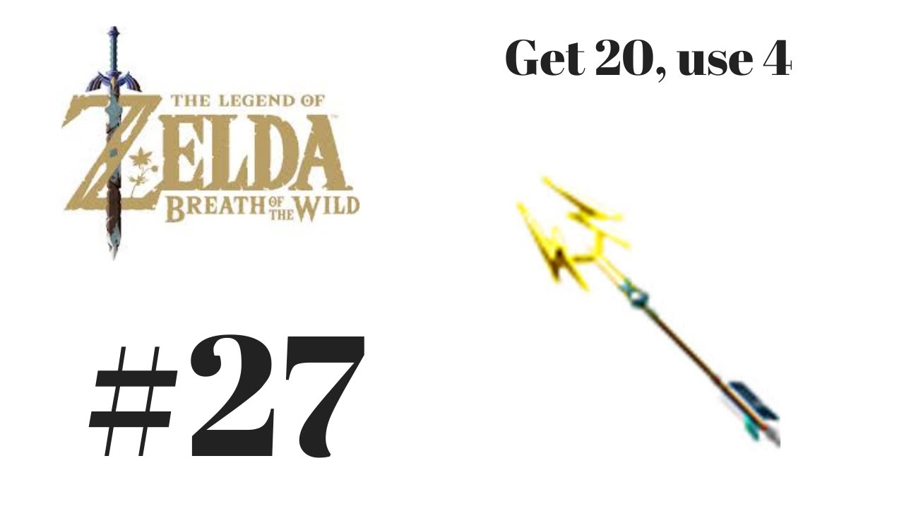 Zelda Breath of the Wild Part 27 - Random Shock Arrows - YouTube