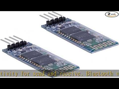 HiLetgo 2pcs HC-06 RS232 4 Pin Wireless Bluetooth Serial RF Transceiver ...