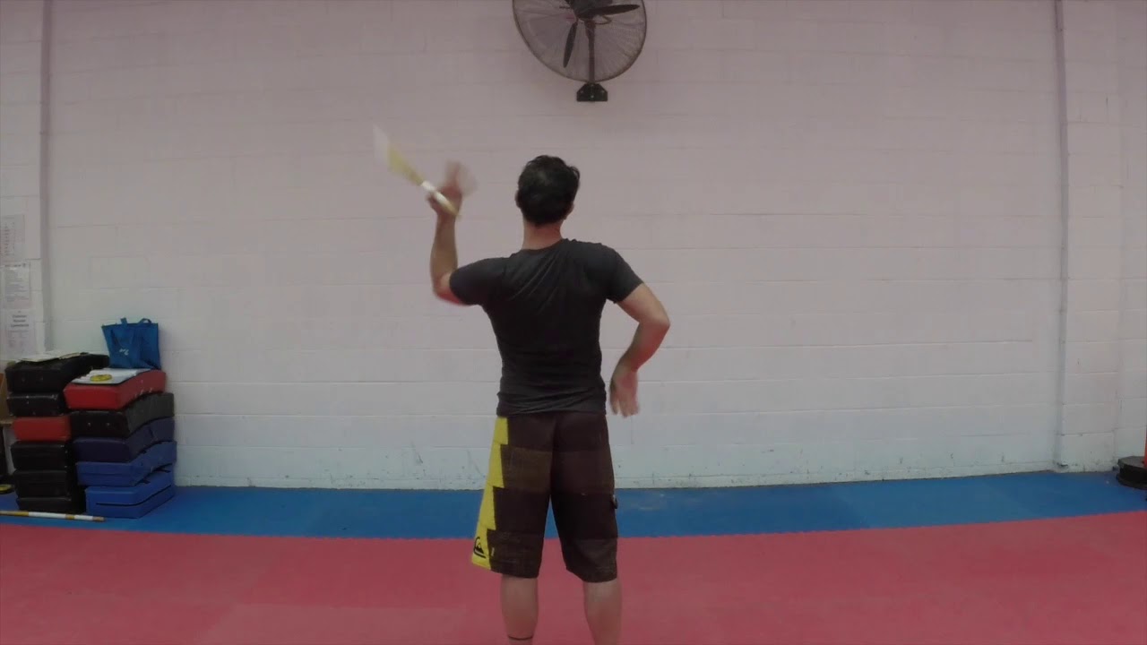 Twirling Diagonal up the back - YouTube