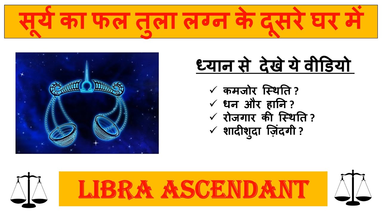 Sun in 2nd house for libra ascendant | 11th house lord in 2nd house for ...