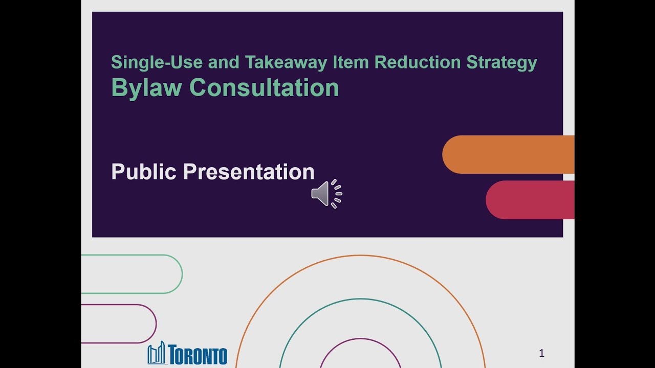 Single-Use and Takeaway Item Reduction Strategy Bylaw Consultation ...