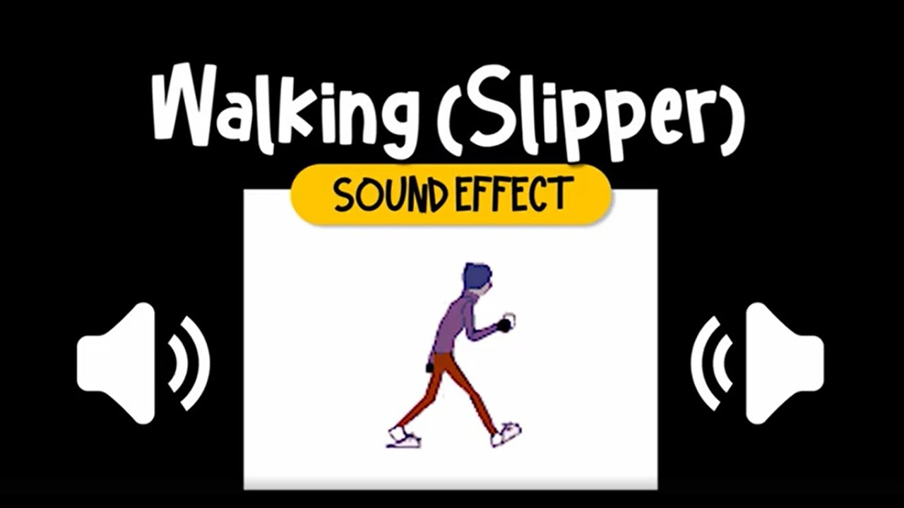 Walking Slipper Sound Effect | 行走 走路 拖鞋 音效 (High Quality) - YouTube