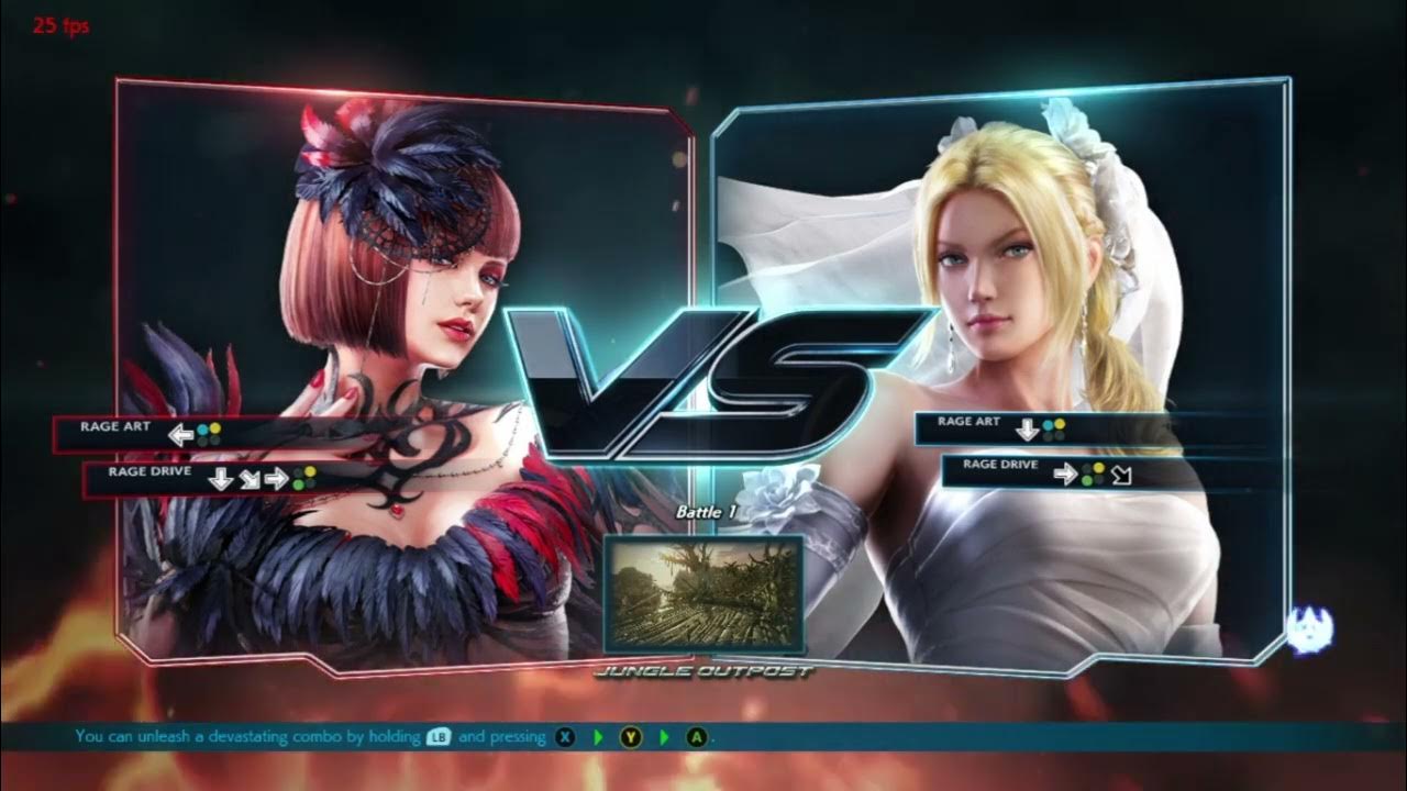 Tekken 7 Anna Red Diva Bikini Stomp Nina Youtube