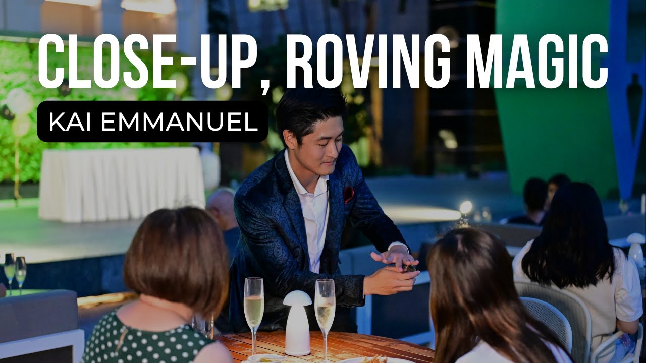 Singapore Magician, Roving Close-Up Magic - Kai Emmanuel [PROMO] - YouTube