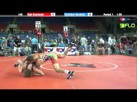 Cadet 145 - Kyle Kaminski (Ohio) vs. Thatcher Goodale (Iowa) - YouTube