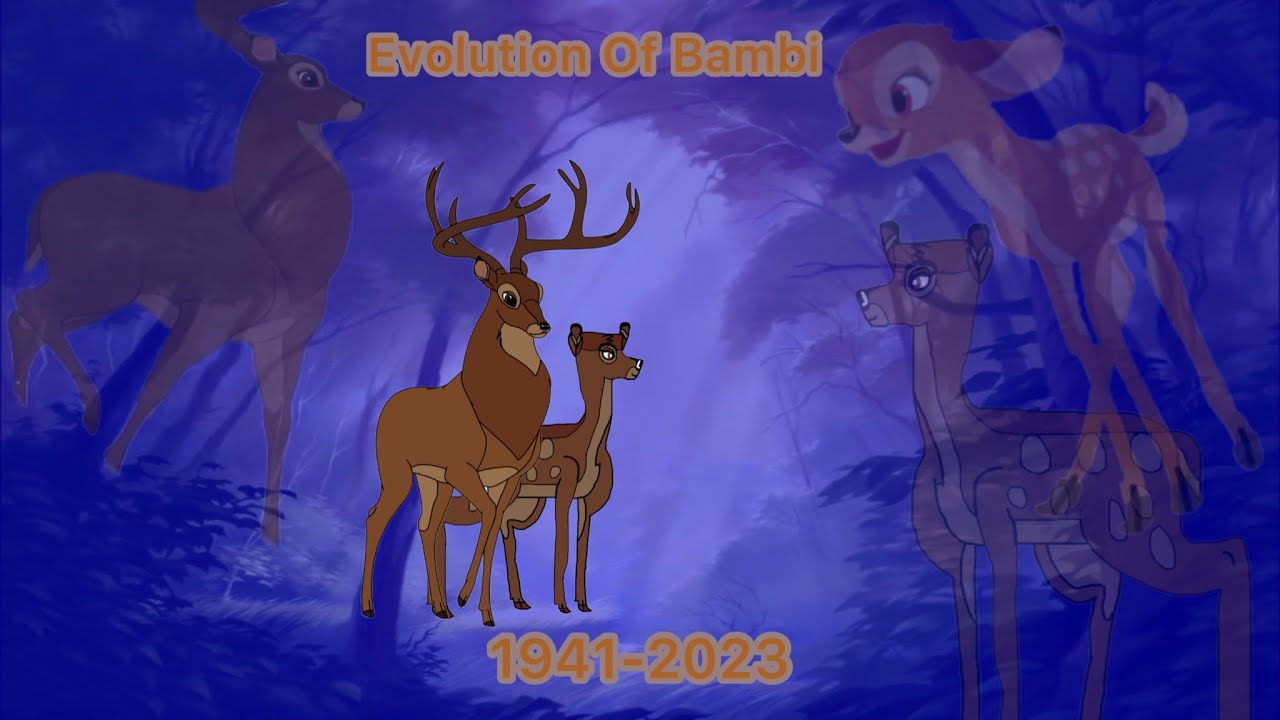 Bambi | Evolution In Movies, TV & Games 1941-2023 - YouTube