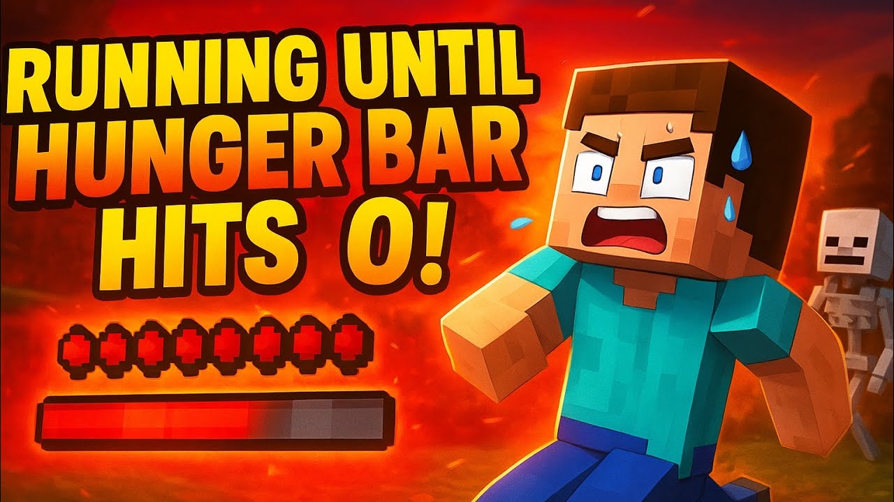 RUNNING UNTIL MY HEALTH BAR IS ZERO 😱 🔥 ┃ Insane Challenges 💀... - YouTube