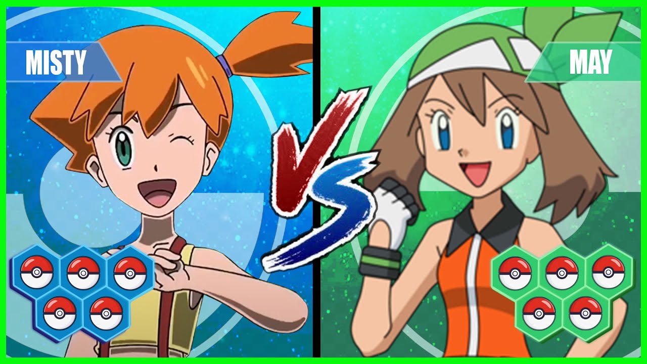 Pokemon Battle Pedia Misty Vs May Youtube