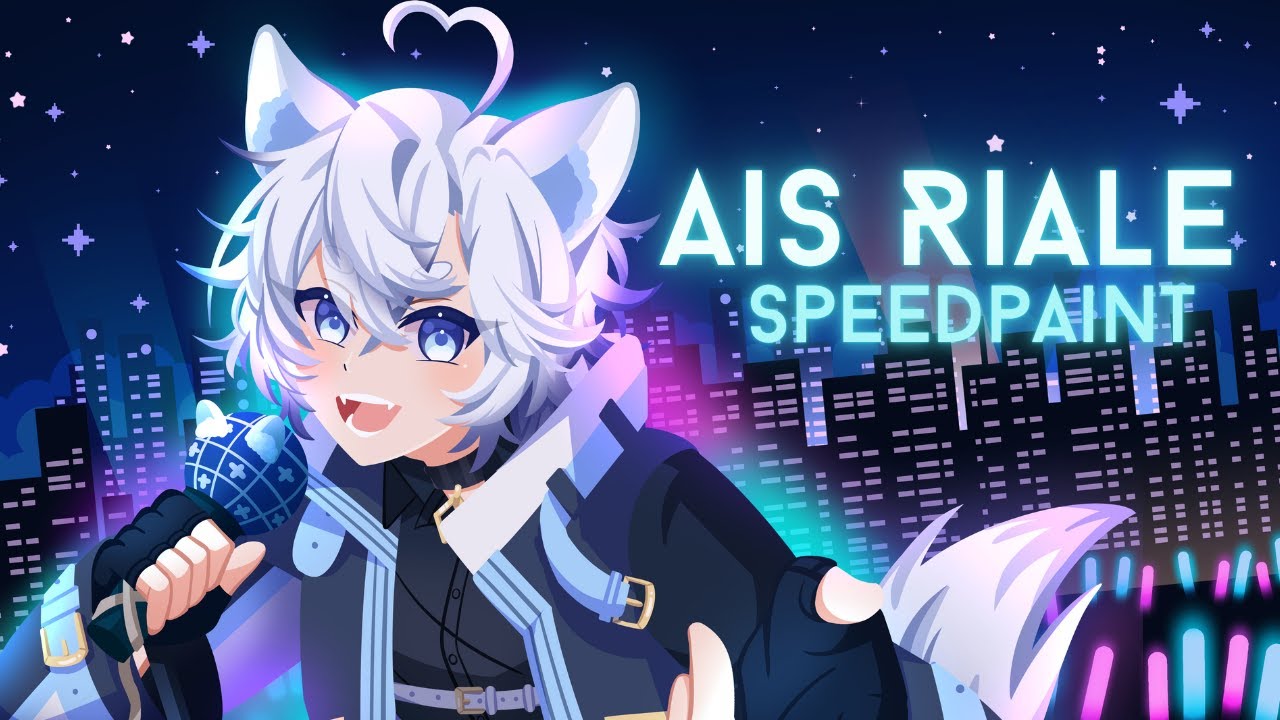 Ais Riale ️☁️ Birthday Fanart (Speedpaint) - YouTube