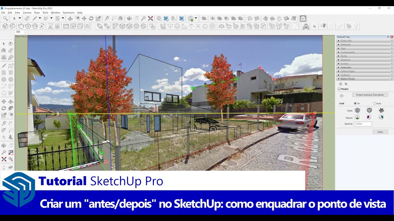 Tutorial SketchUp Pro: Como Fazer um "Antes/Depois" no SketchUp ...