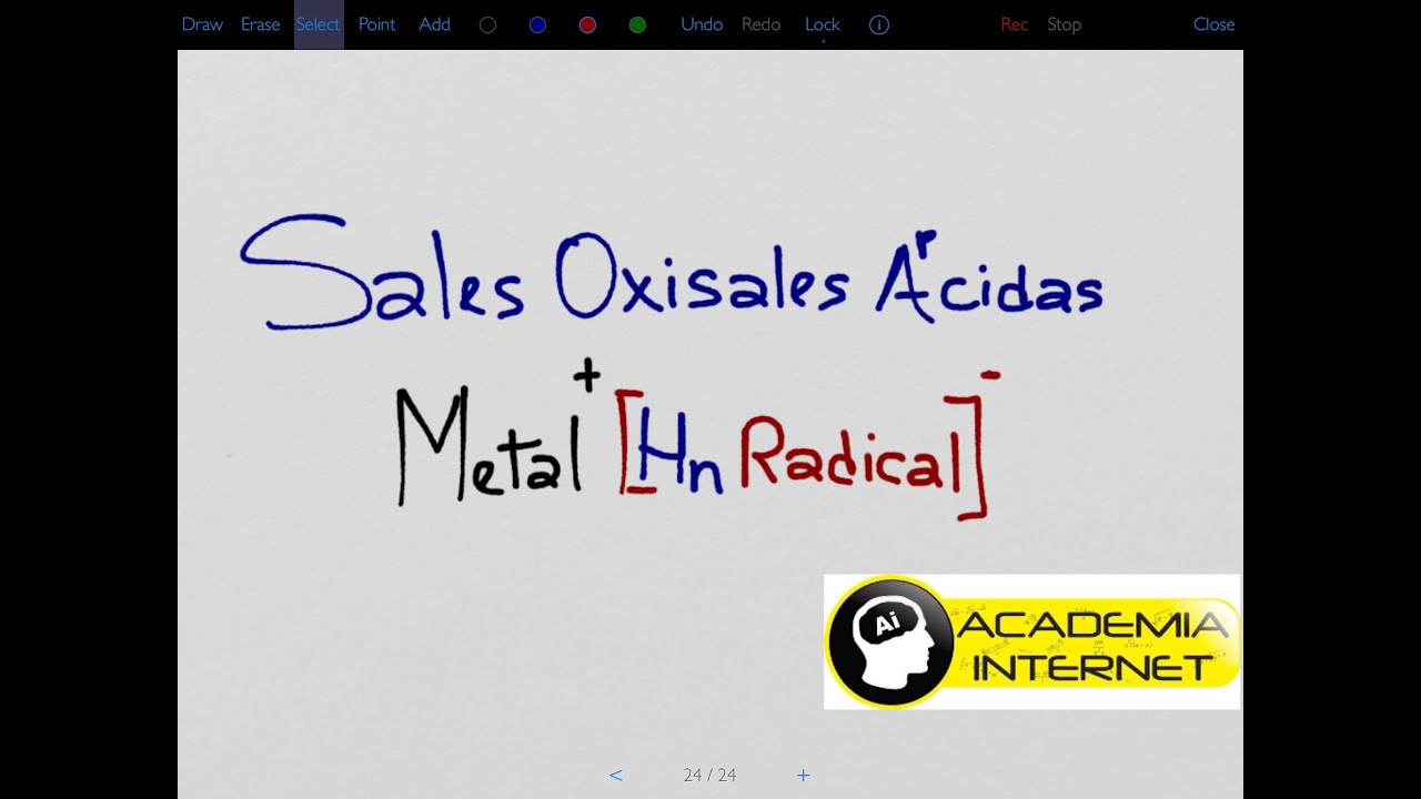 Sales Oxisales Acidas - YouTube