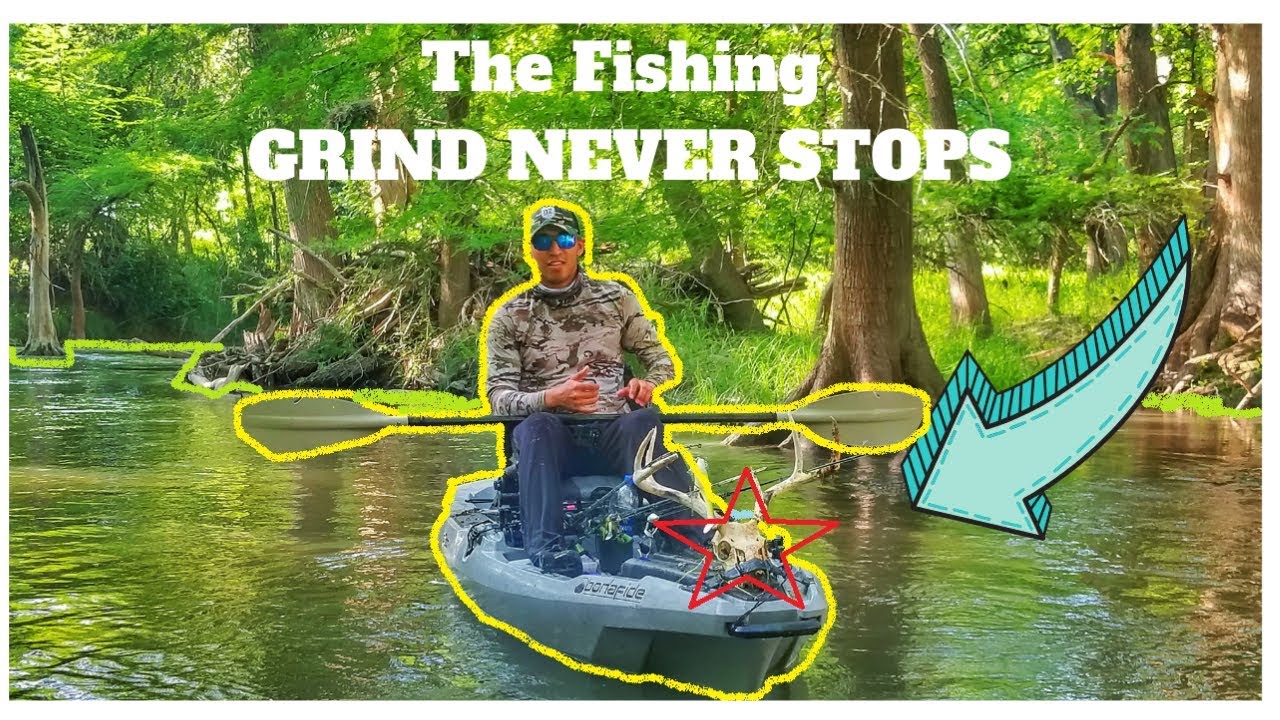 Kayak Bass Fishing: The Fishing Grind NEVER STOPS***Major OBSTACLES ...