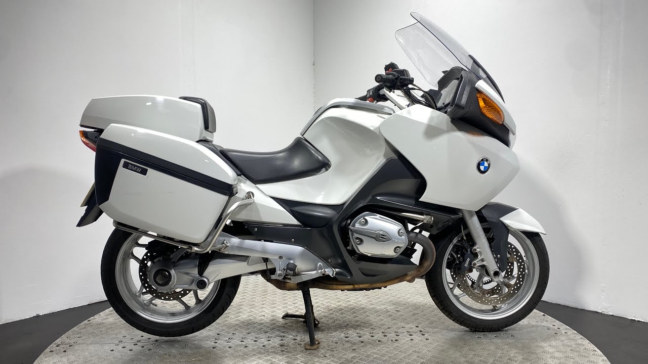 BMW R1200RT 2008 POLICE BIKE 30K WALK AROUND / RUNNING VIDEO - YouTube