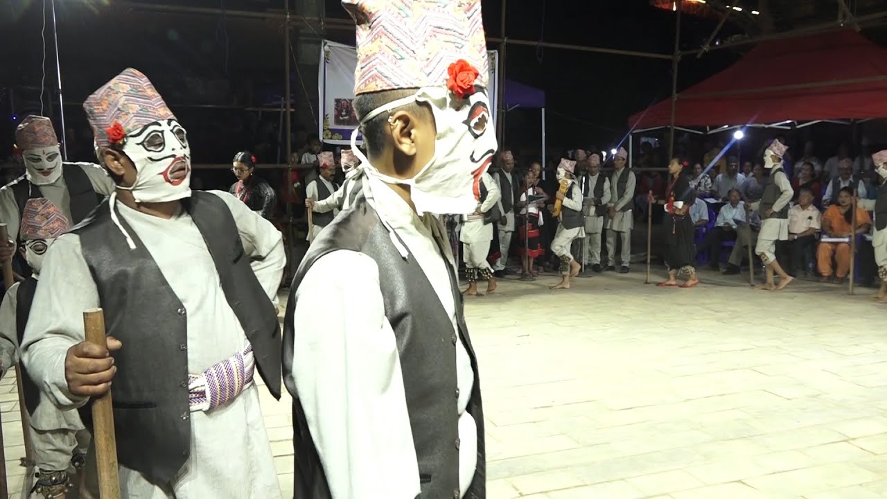 Gaincha Pyakhan/Byasi Sanskritk Samuha/Gaijaatra Bhaktapur 2076 - YouTube