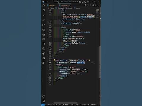 Create Favorite button component in contact page in React Router - react18 #react #javascript ...