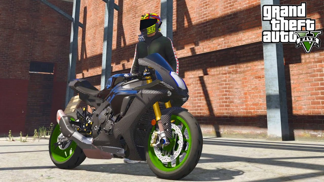 SETTING YAMAHA R1M CARBON KENCANG PARAH MOGE KEREN - GTA V MOD ...