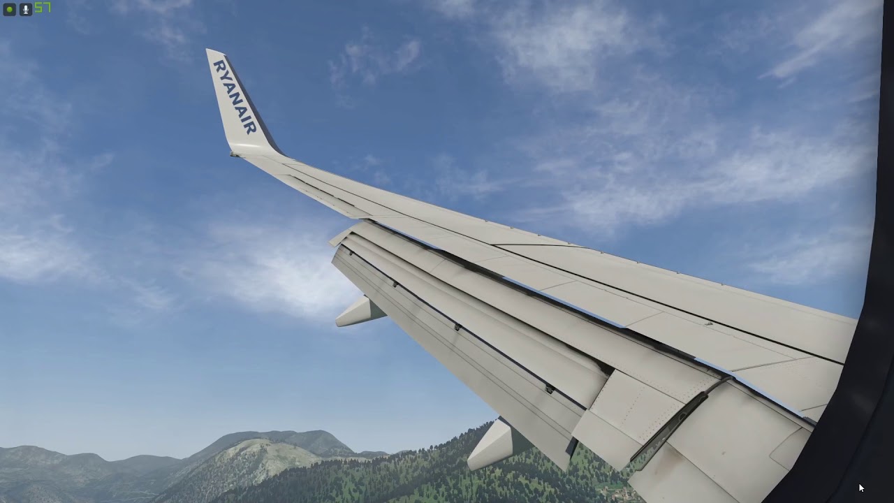 B737-800(RYANAIR) VISUAL RWY 14 at LYTV(Tivat) - YouTube