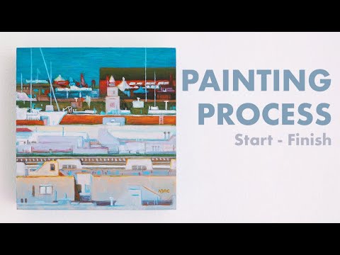 Oil Painting Time-Lapse ||  3분 안에 보는 유화 완성 과정