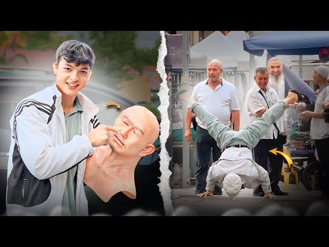 OLD MAN STREET WORKOUT PRANK THE BEST