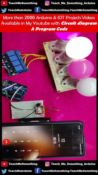 DTMF Sim800L Home Automation - YouTube