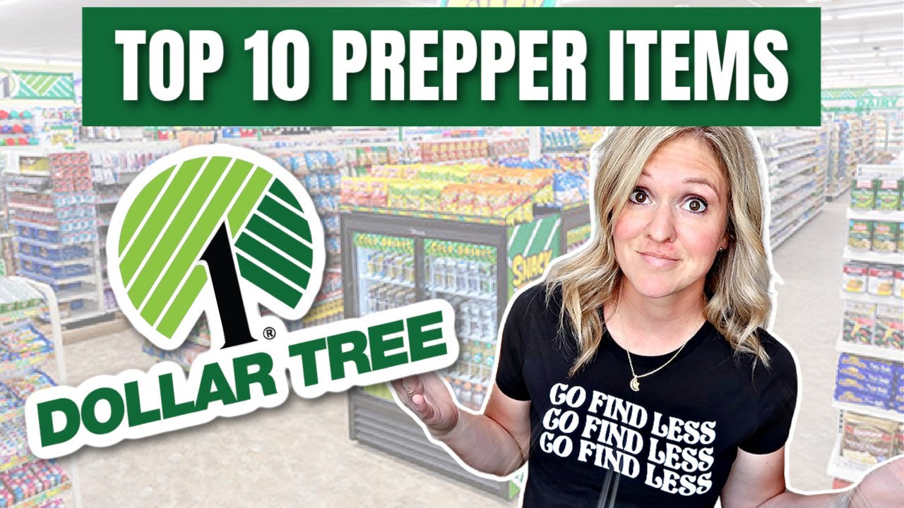 10 PREPPER ITEMS YOU NEED TO BUY AT DOLLAR TREE - YouTube