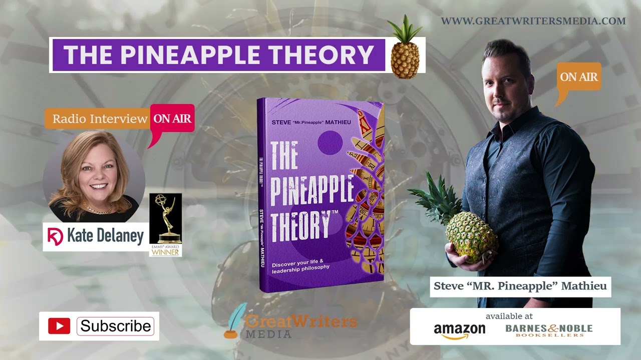Steve "Mr. Pineapple" Mathieu talks about his book with award-winning host Kate Delaney! - YouTube