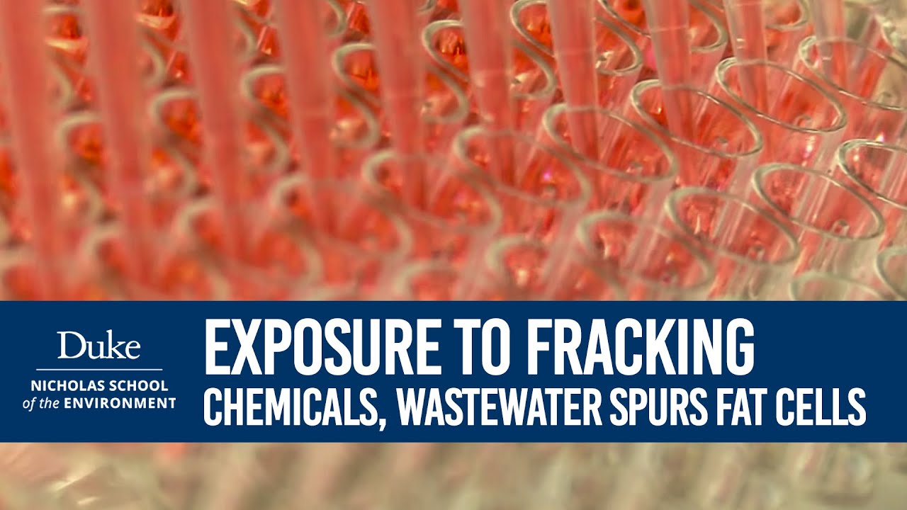Exposure to Fracking Chemicals and Wastewater Spurs Fat Cells - YouTube
