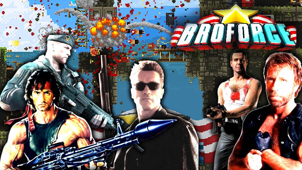 CHUCK NORRIS, RAMBO Y MÁS! | BROFORCE - YouTube