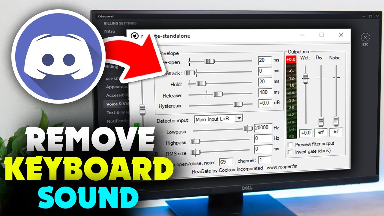 How to remove keyboard sounds from mic Discord - YouTube