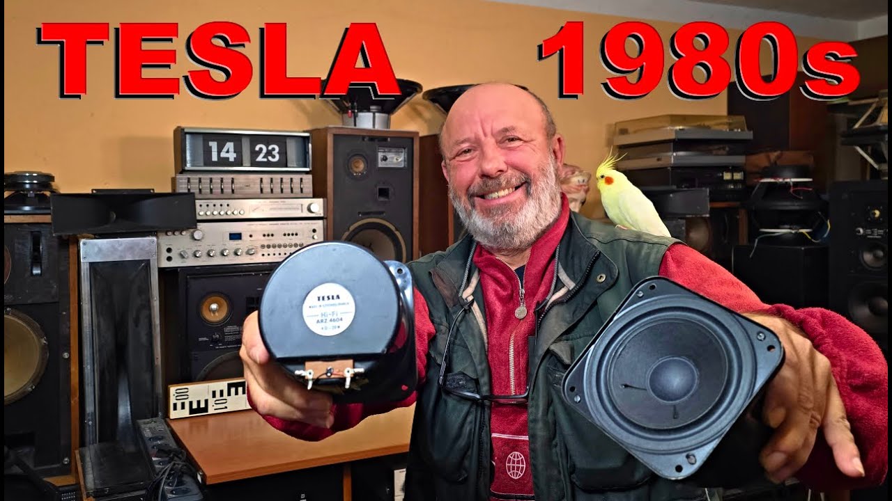 Reproduktory TESLA ARZ 4604 - Vintage TESLA SPEAKERS 1980s - YouTube