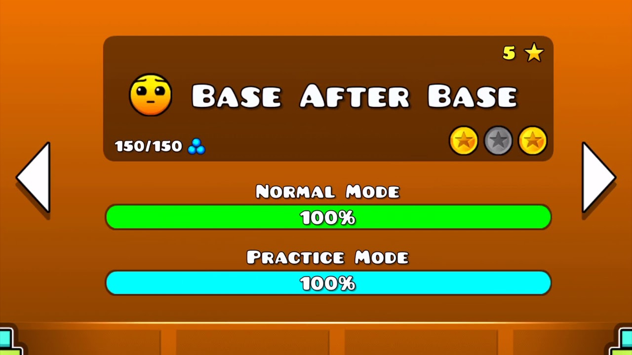 Geometry Dash RobTop levels 1-15 - YouTube
