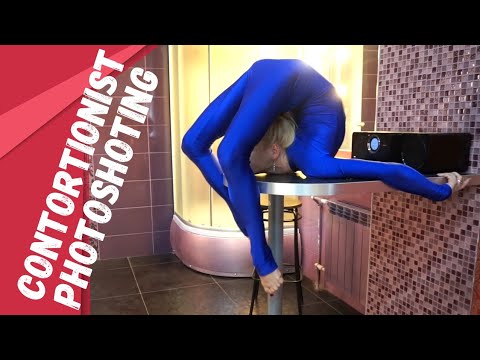 Contortionist Photoshoting. Alesya Laverycheva