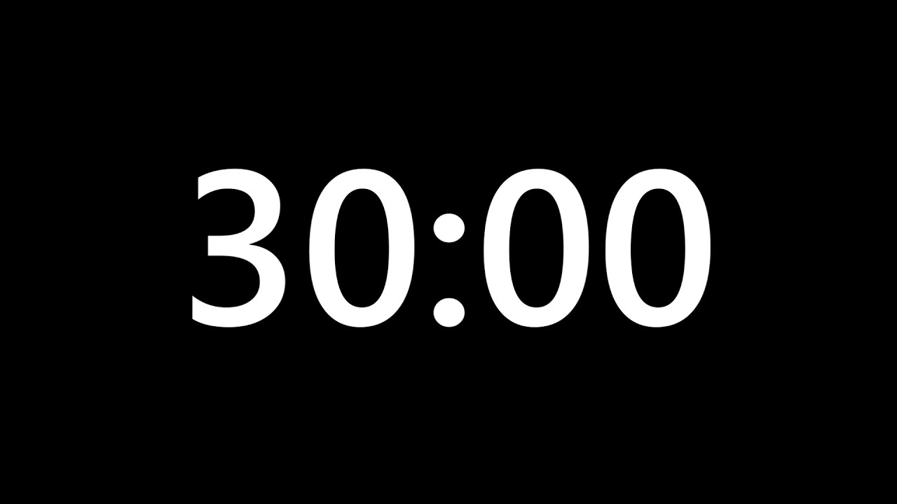 30 Minute Timer - YouTube