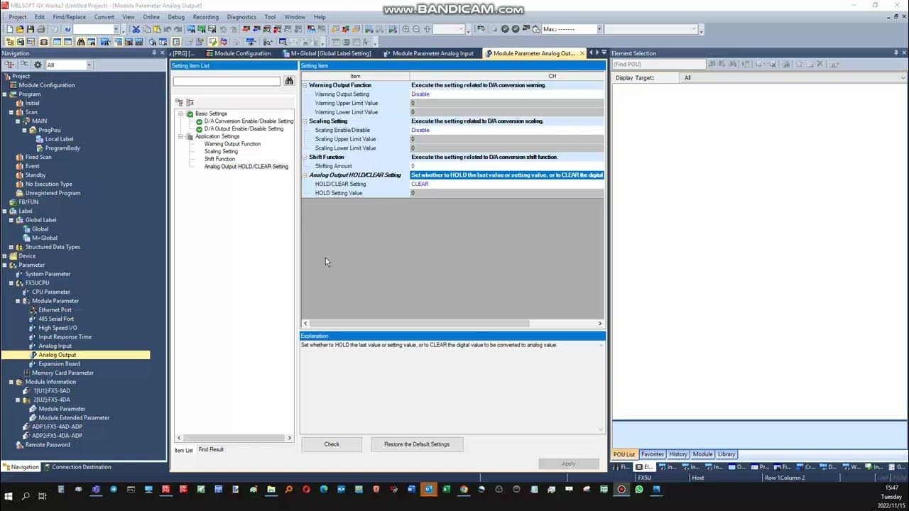 GX Works3 Melsec iQ F Analog Signals Part2 Special Devices and Buffer ...