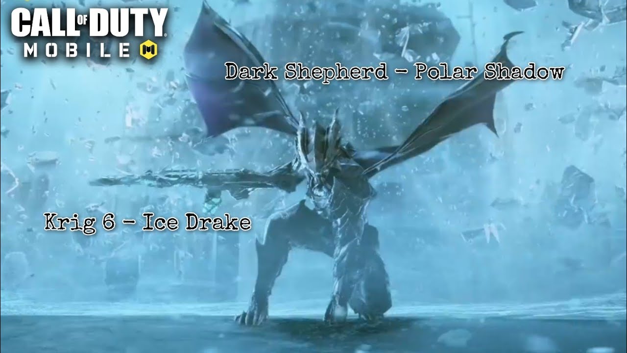 CODM Dark Shepherd - Polar Shadow N' Krig 6 - Ice Drake in Cold Embrace ...