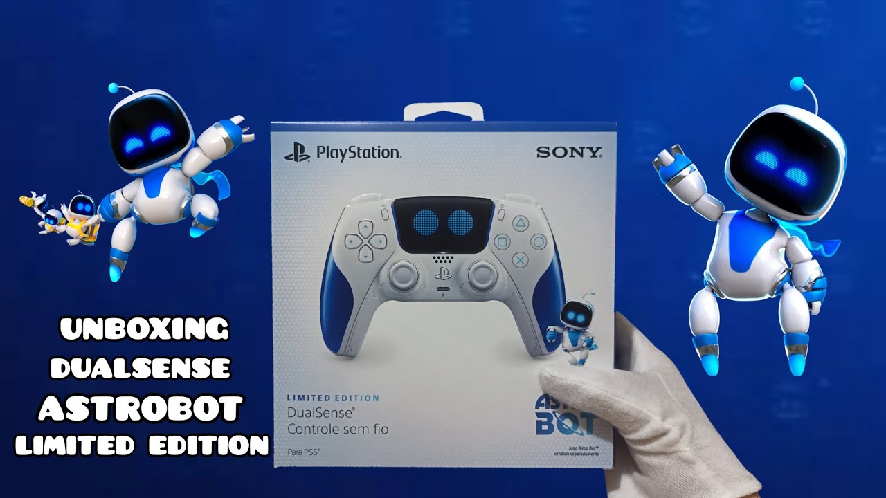 Controle Astrobot Edição Limitada PS5 Unboxing - YouTube