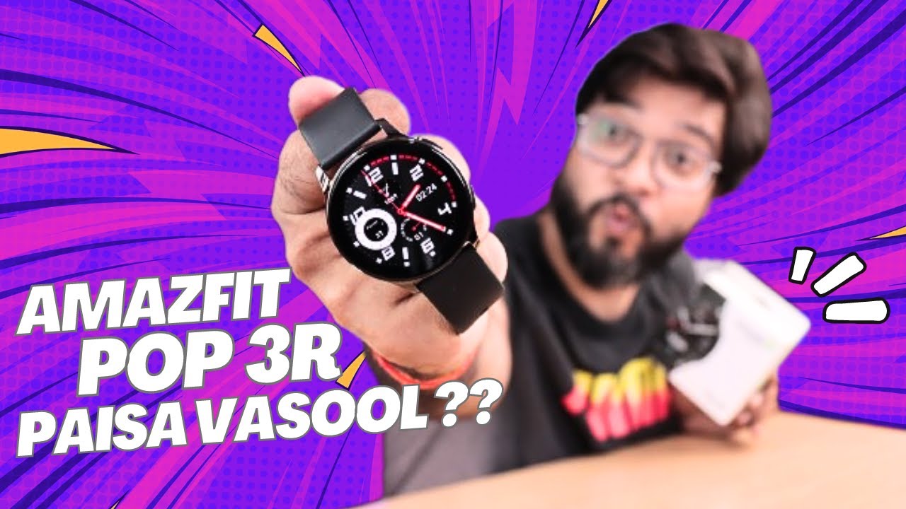 Amazfit Pop 3R SmartWatch Unboxing & Review | Best Calling Smart Watch ...