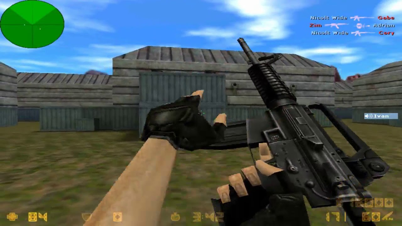 Counter-Strike 1.6 Gameplay 08 aim_speedball - YouTube