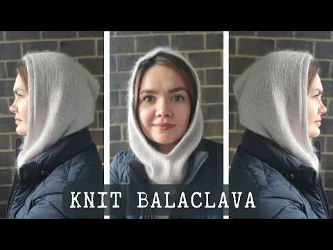 How to Knit a Balaclava | Stylish Neck Warmer with Hood Tutorial