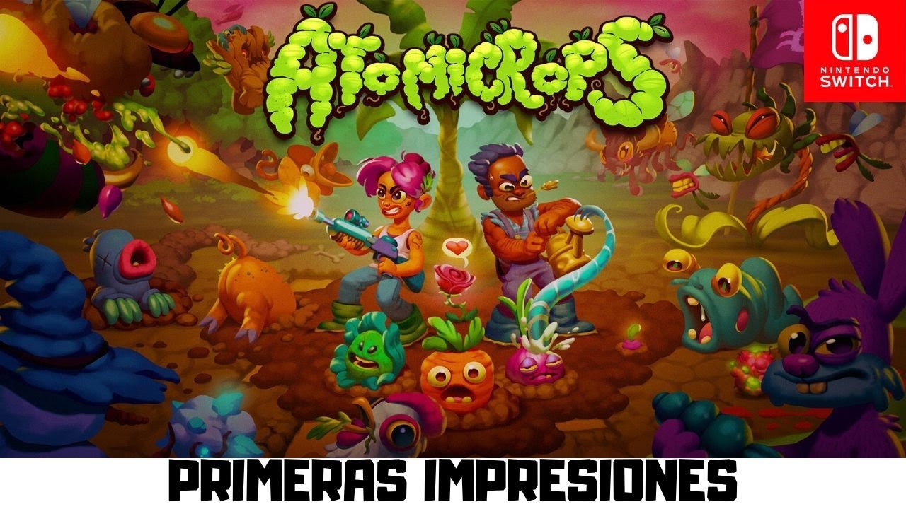 Atomicrops | Nintendo Switch | Primeras Impresiones - YouTube