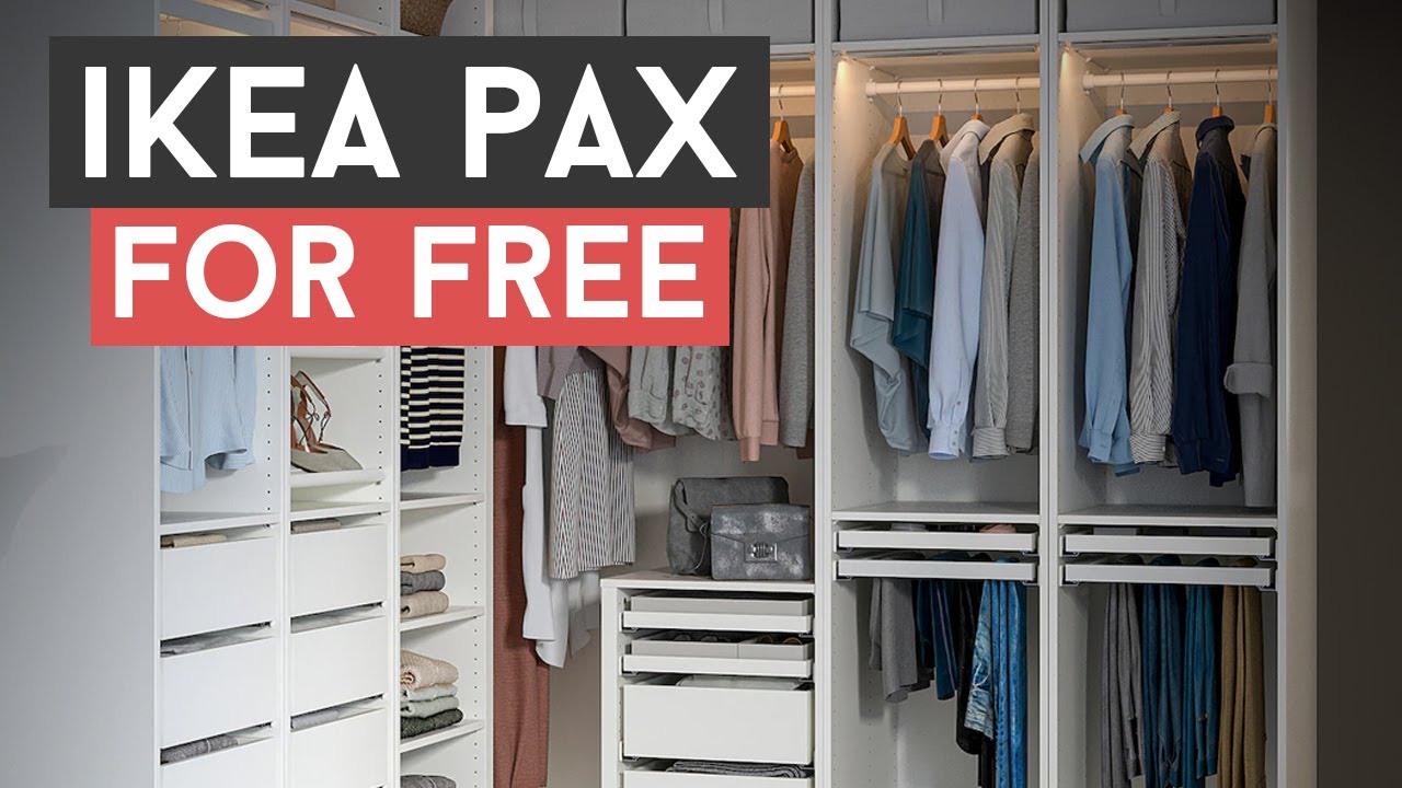 Custom IKEA PAX Wardrobe Build!!! How To Get It For FREE (0% Finance ...