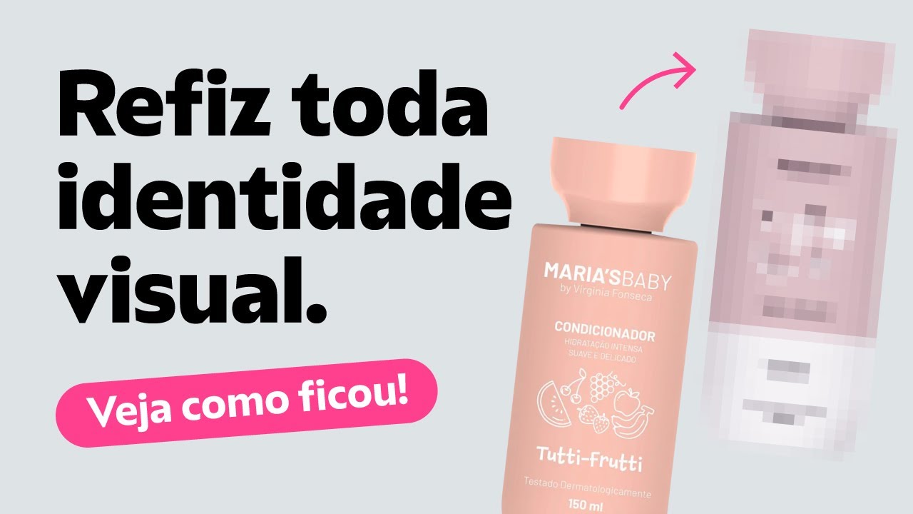 Refiz a identidade visual da Maria's Baby, marca da Virginia Fonseca ...