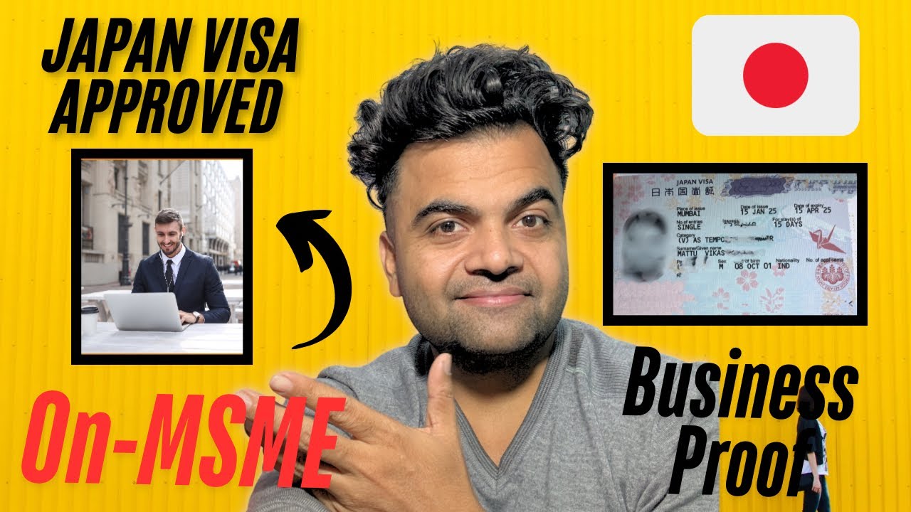 Japan 🇯🇵 Visa approved on MSME Business Profile | Japan Visa full Process for Business Profile ...