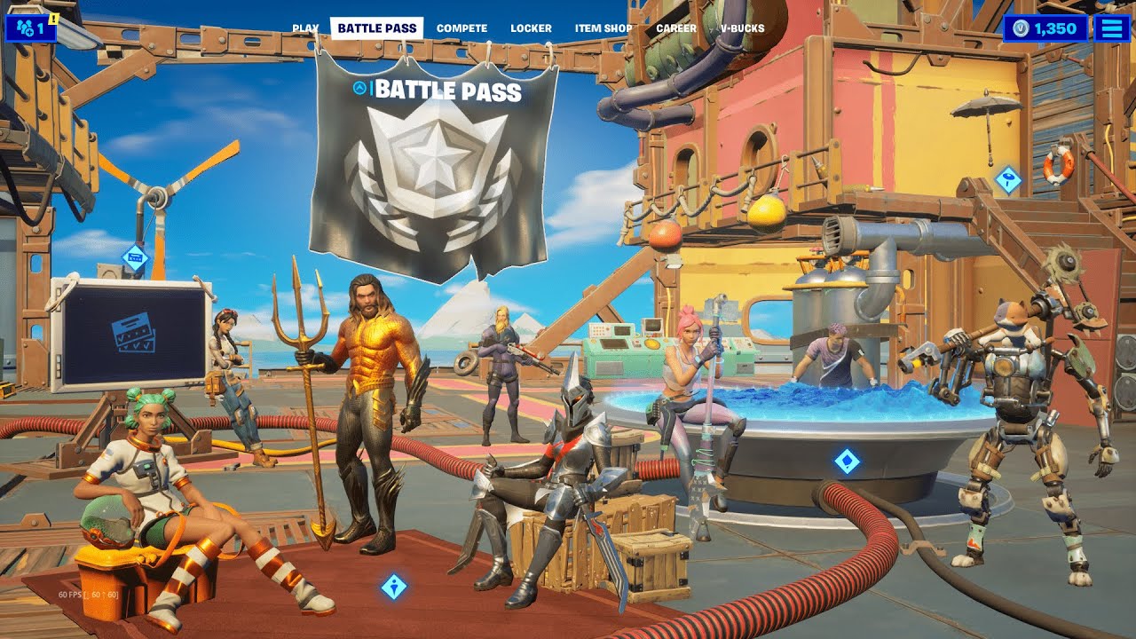 Exploring The Chapter 2 Season 3 Lobby + Watching the new Trailer ...