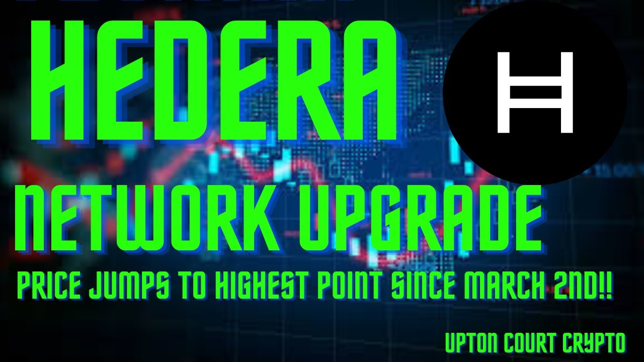 Hedera Network Upgrade. Price jumps to the highest point since March ...
