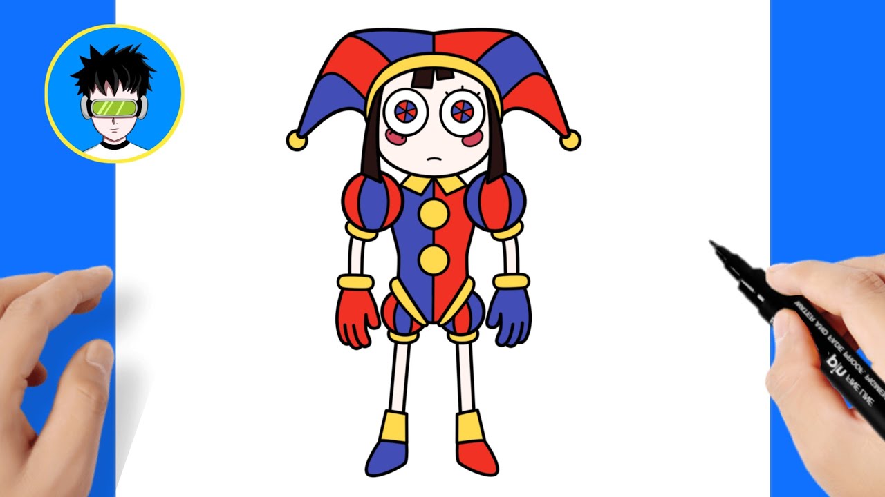 Como desenhar a Pomni - The Amazing Digital Circus - YouTube