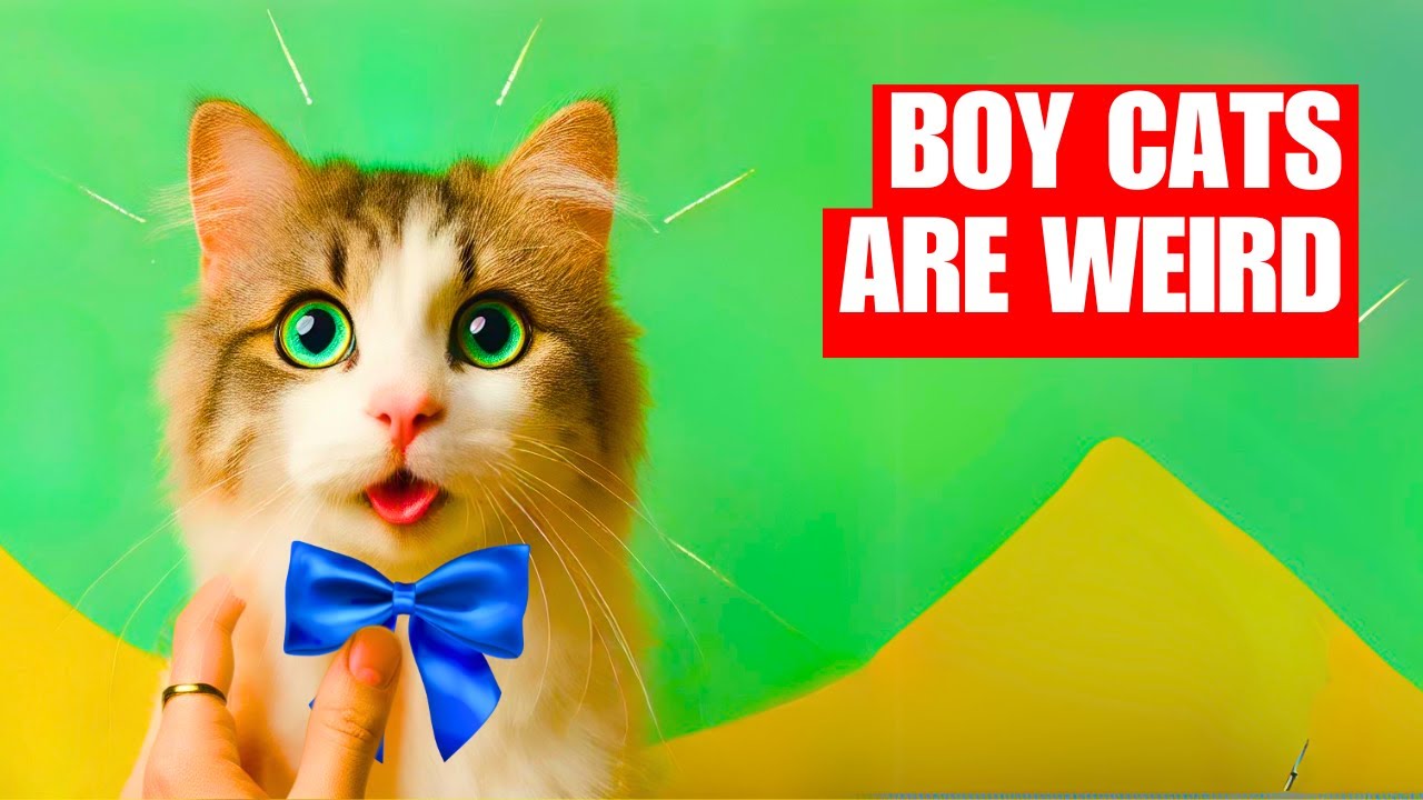 20 SUPER WEIRD Male Cat behavior - #6 Is Shockingly Funny - YouTube