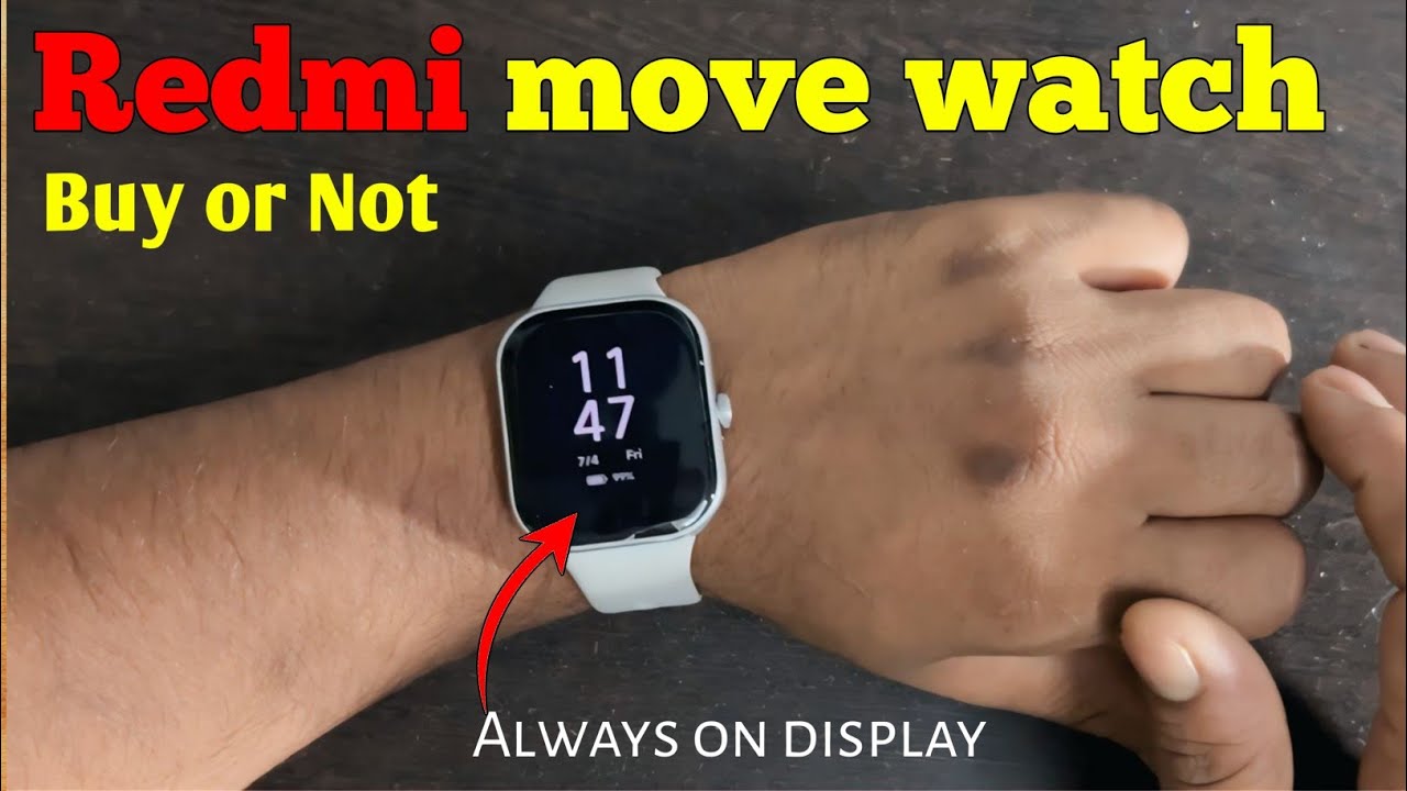 REDMI Watch Move smart watch AmoLED 🔥display🔥 - YouTube